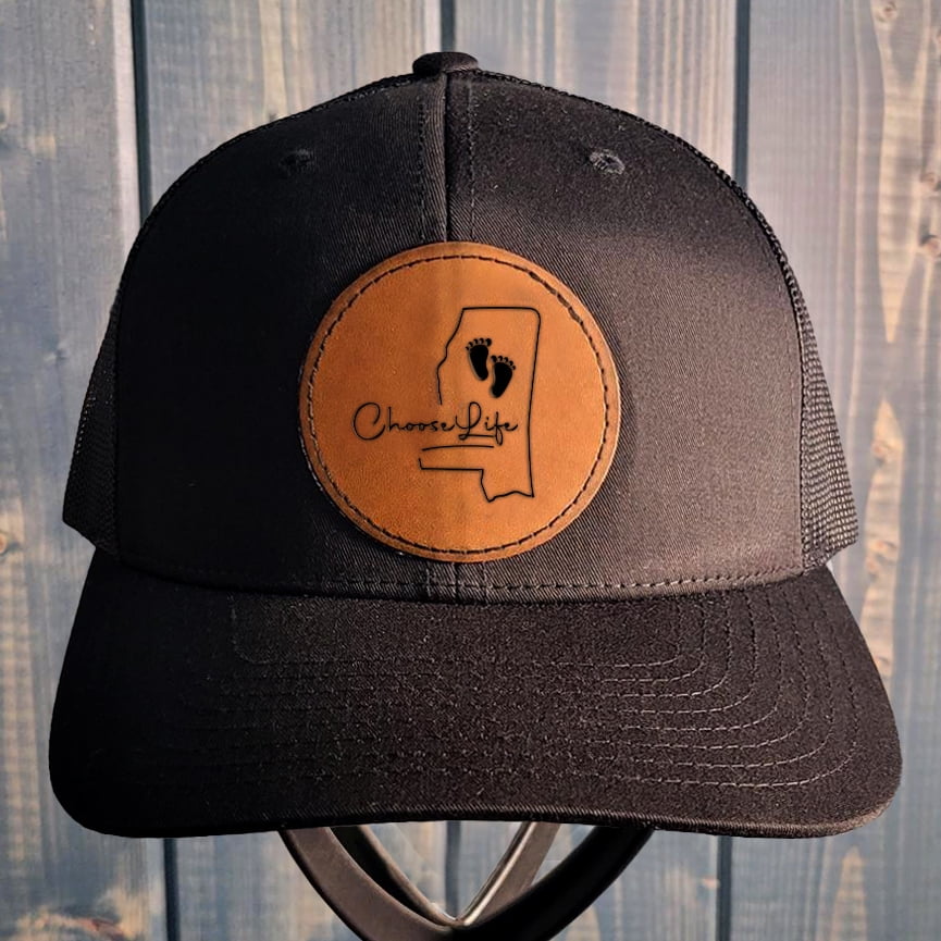 Mississippi Leather Patch Hat Pro-Life Hat - Walmart.com
