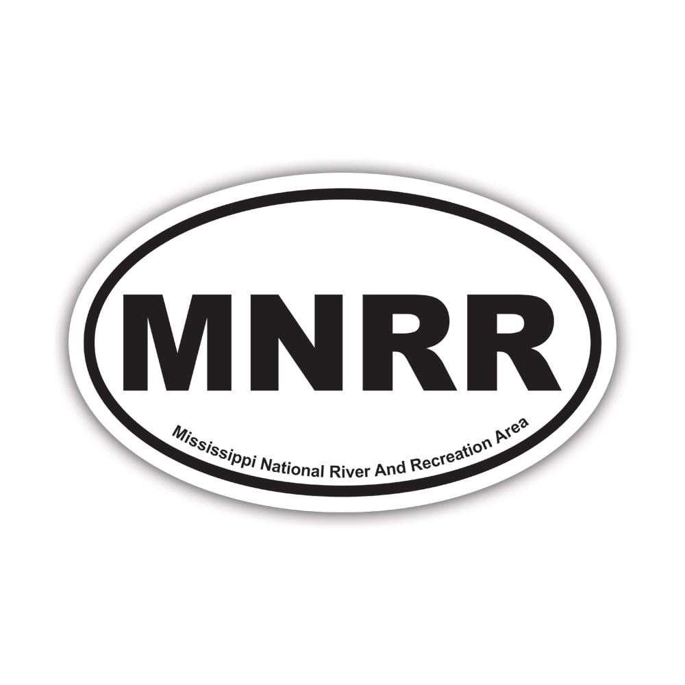 Mississippi National River And Recreation Area MNRR Oval Sticker Decal ...