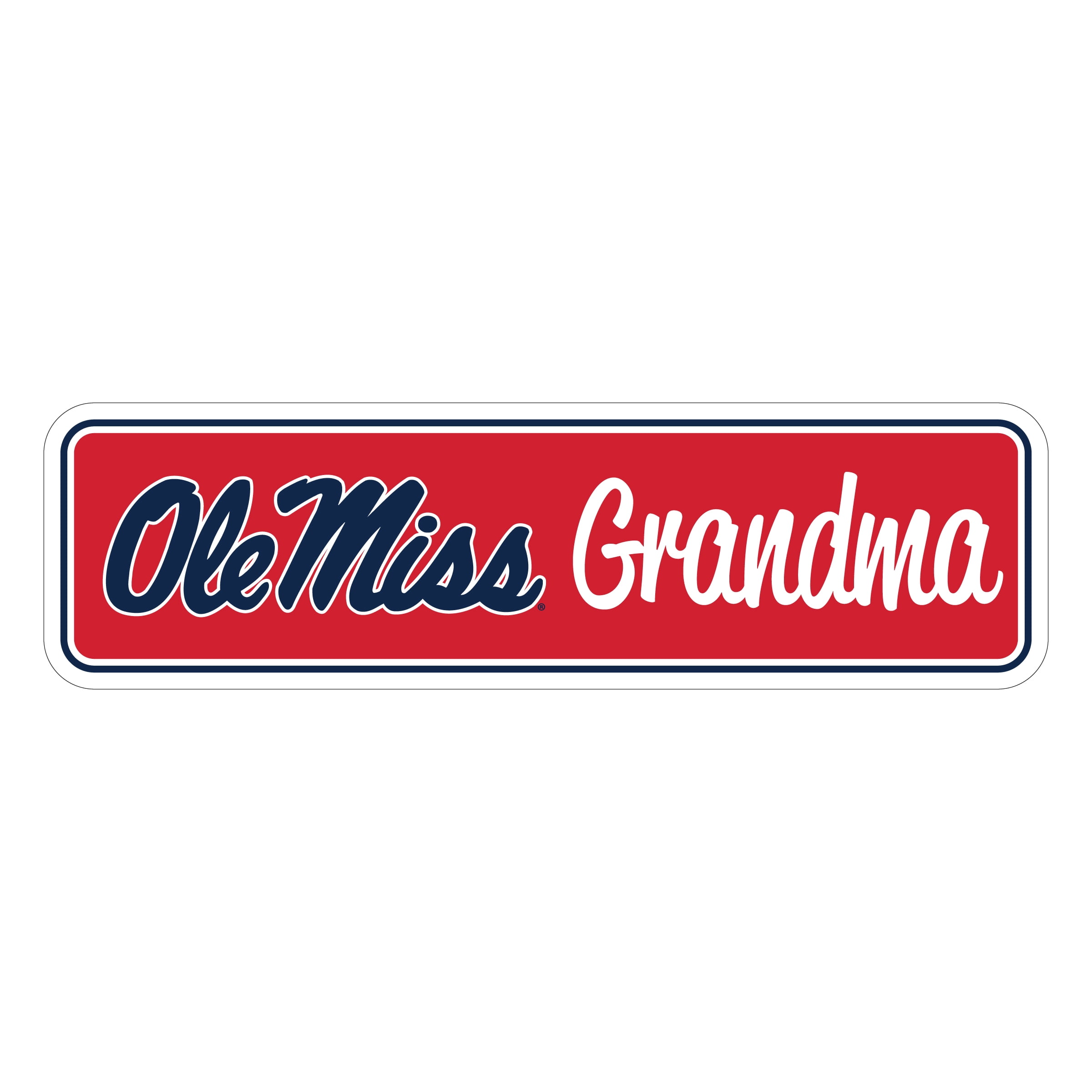 Mississippi Rebels "Ole Miss" Proud Grandma Die Cut Decal Officially ...
