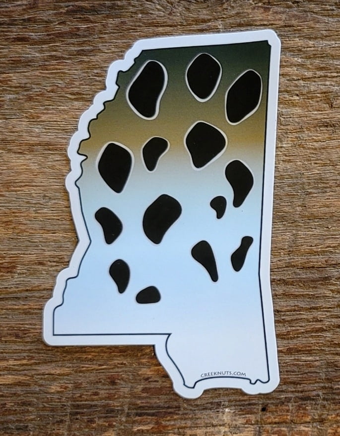 Mississippi Sea Trout Skin Sticker - Walmart.com