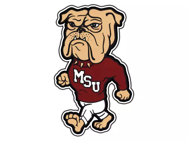 Mississippi State Msu Mascot Logo Waterproof Sticker Phone Decal Water ...