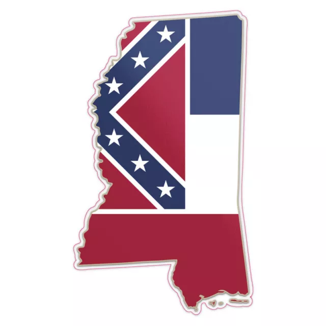 Mississippi State Sticker Phone Decal Water Bottle Stickers Car Decals ...