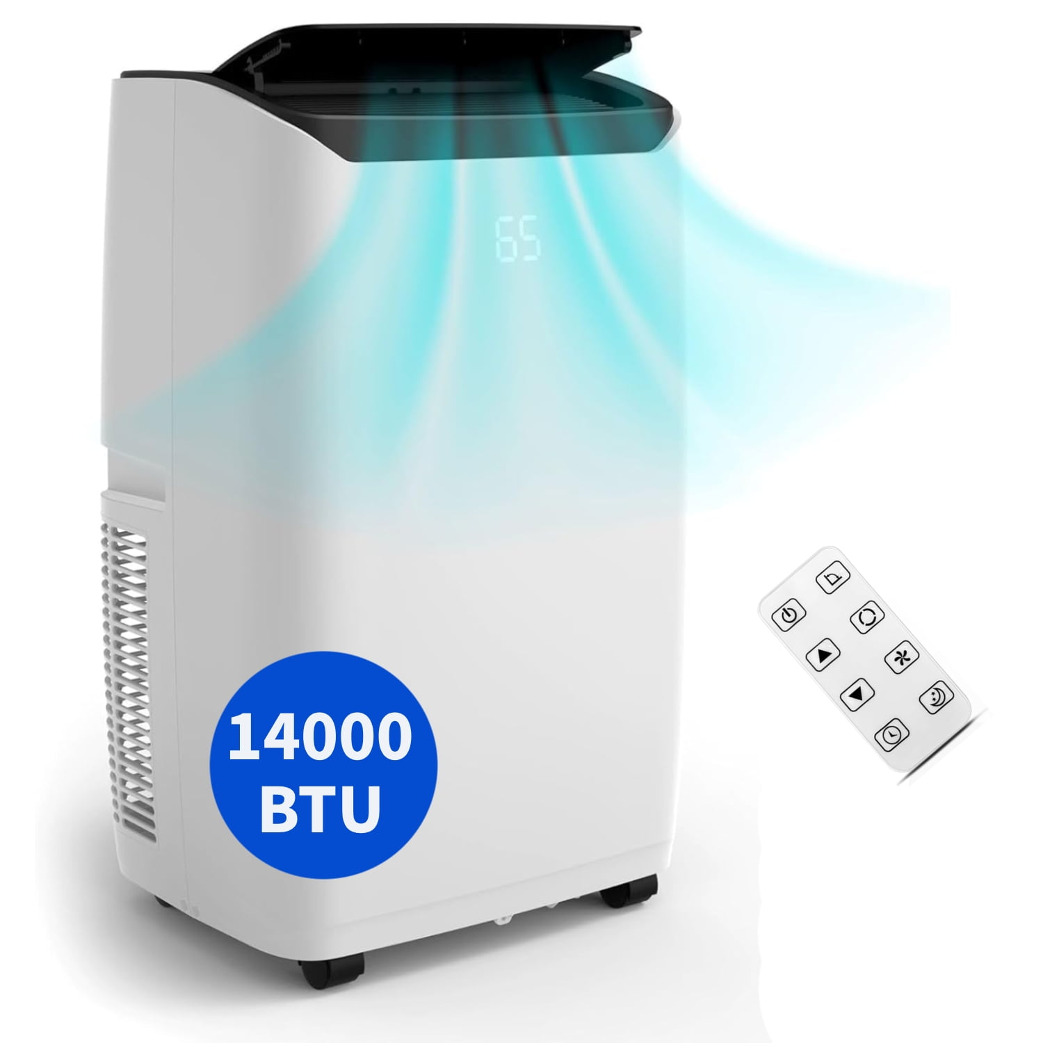 Missky 14000 BTU Portable Air Conditioner with Remote Control, 3-In-1 ...