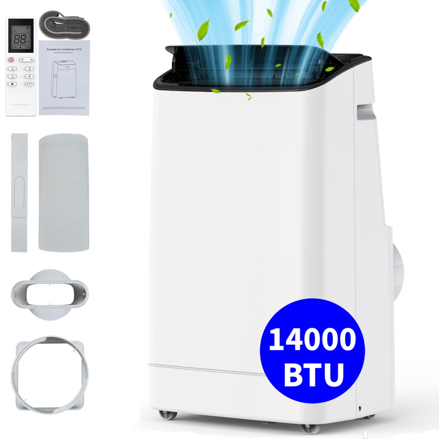 Missky 14000 BTU Stand up Air Conditioners with Remote Control ...