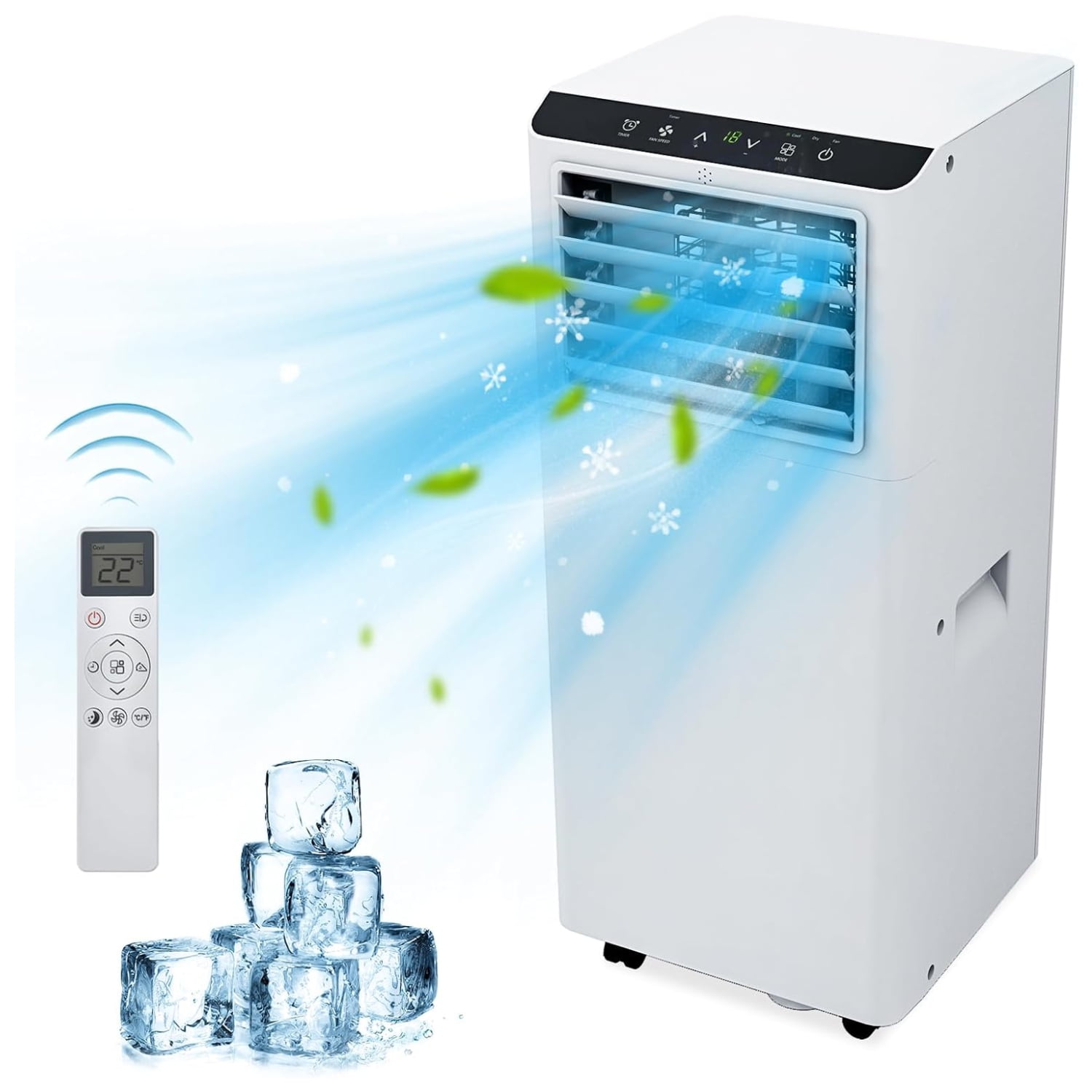 Missky 8000 BTU Portable Air Conditioners with Remote Control, AC Unit ...