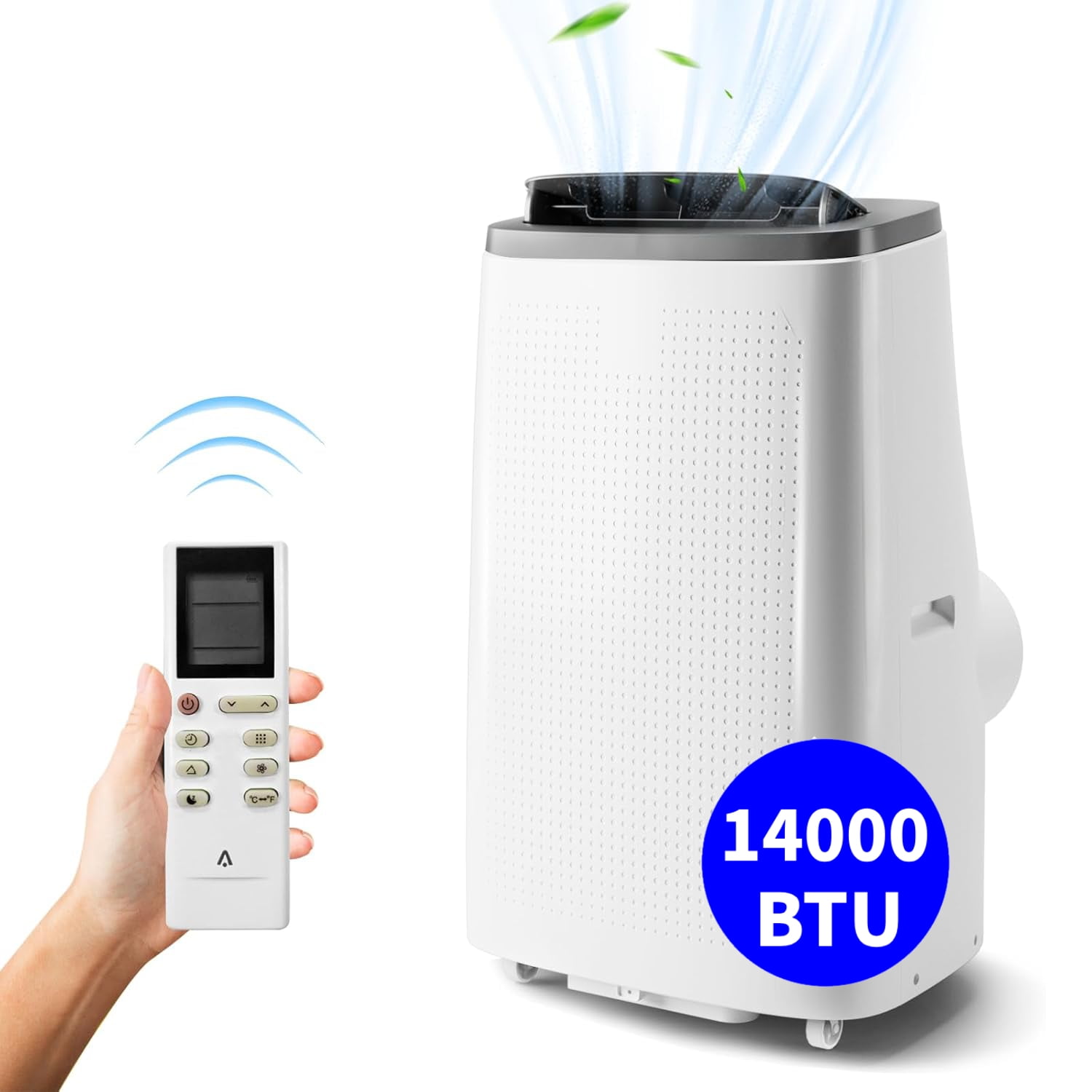 Missky 9300 BTU Portable Air Conditioner (14000 BTU ASHRAE), AC Unit ...