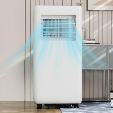 8,000/10,000 BTU Portable Air Conditioners Cool Up to 350/450 Sq.Ft, 4 ...