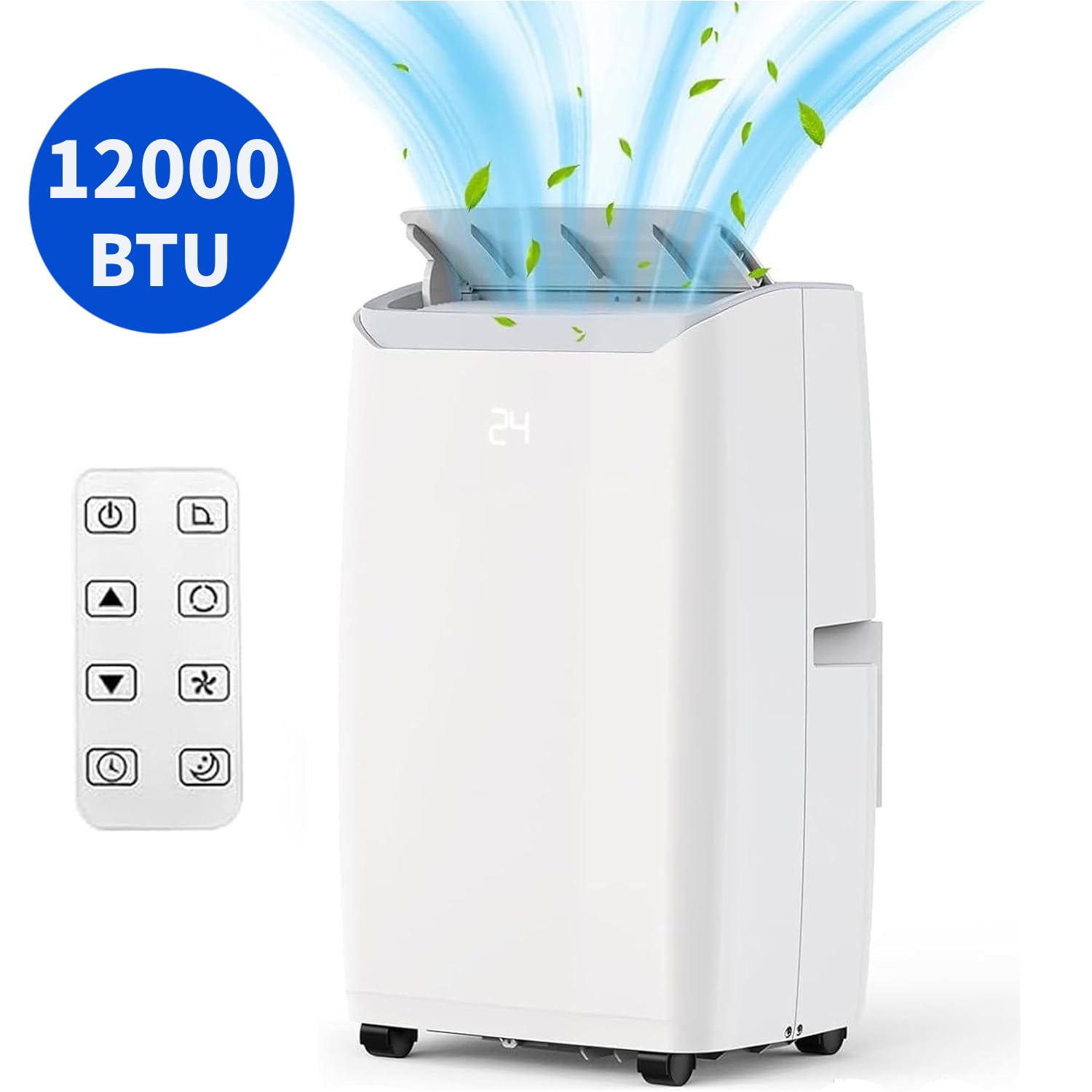 Missky Portable AC Unit 8000 BTU (12000 BTU ASHRAE), 3-in-1 Stand up AC ...