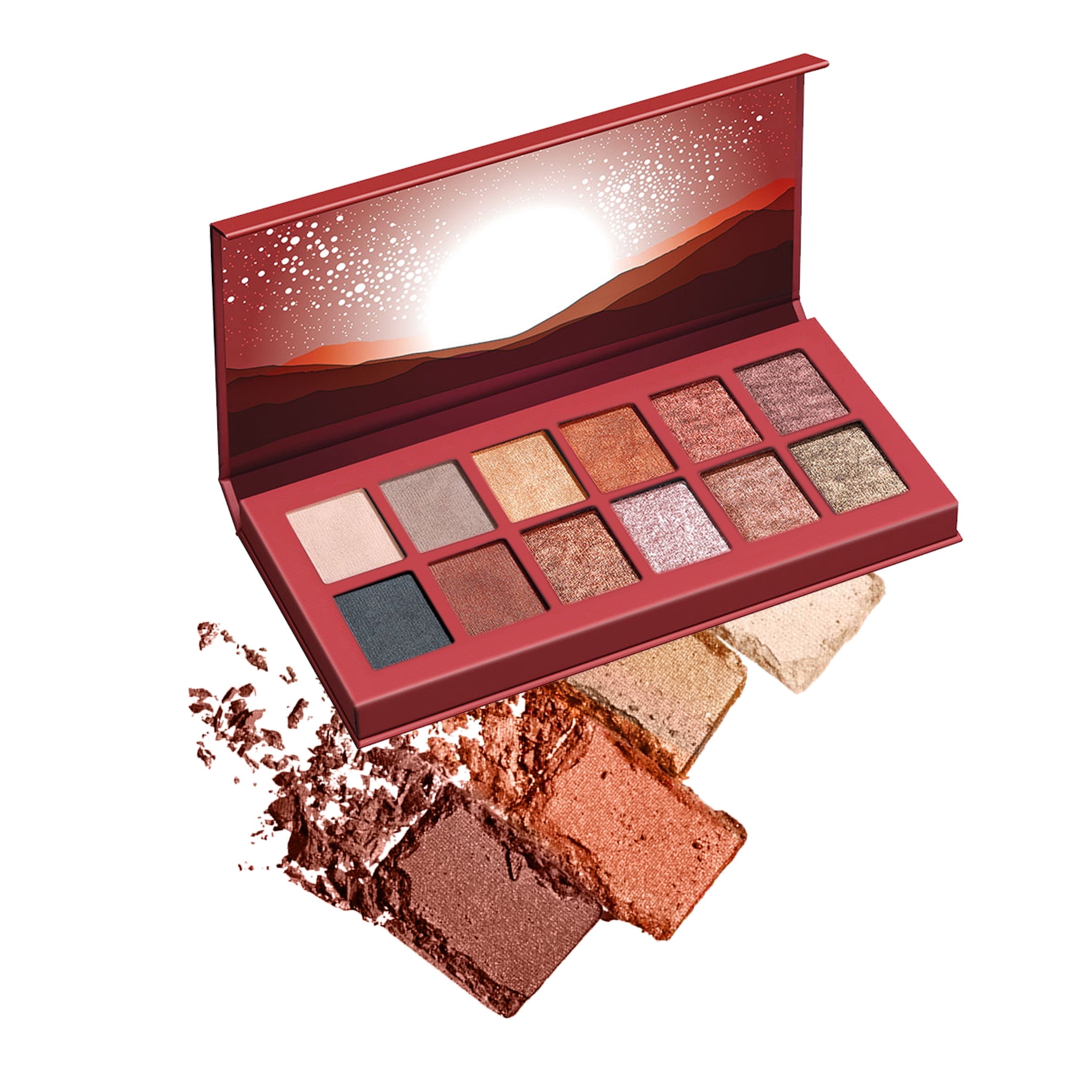 Misslyn 12 Color Desert Nights Eyeshadow Palette #04 BURNING LUST with ...