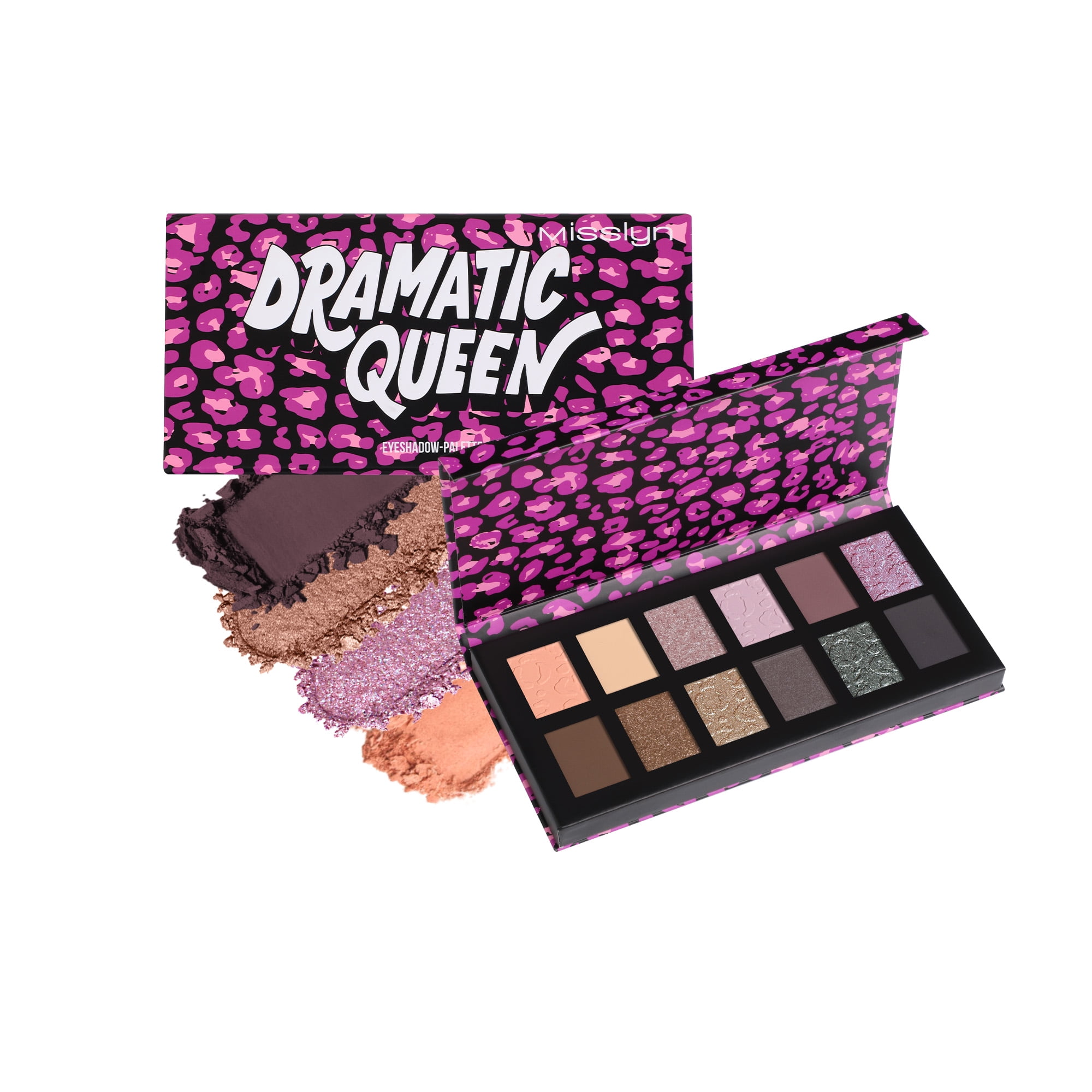 Misslyn 12 Color Dramatic Queen Eyeshadow Palette #03 PURPLE MAGIC ...