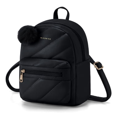 Jollebone Outdoor Girls Fashion Backpack Mini Backpack Purse for Women PU Leather Bag Purple ...