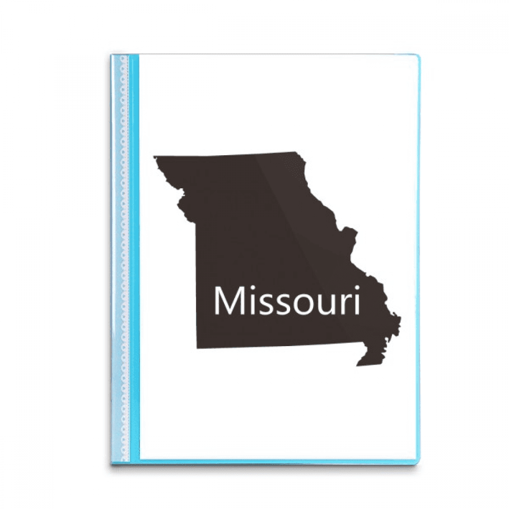 Missouri America USA Map Outline Book Sheet Protectors Portfolio Binder ...