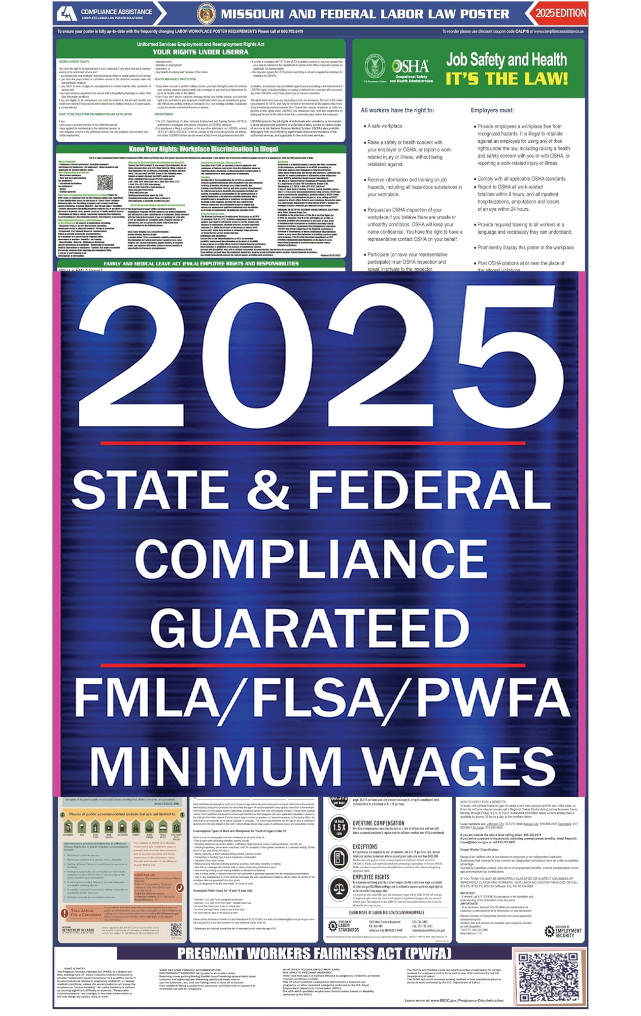 Missouri (MO) 2025 State Labor Law Poster - State, Federal and OSHA ...
