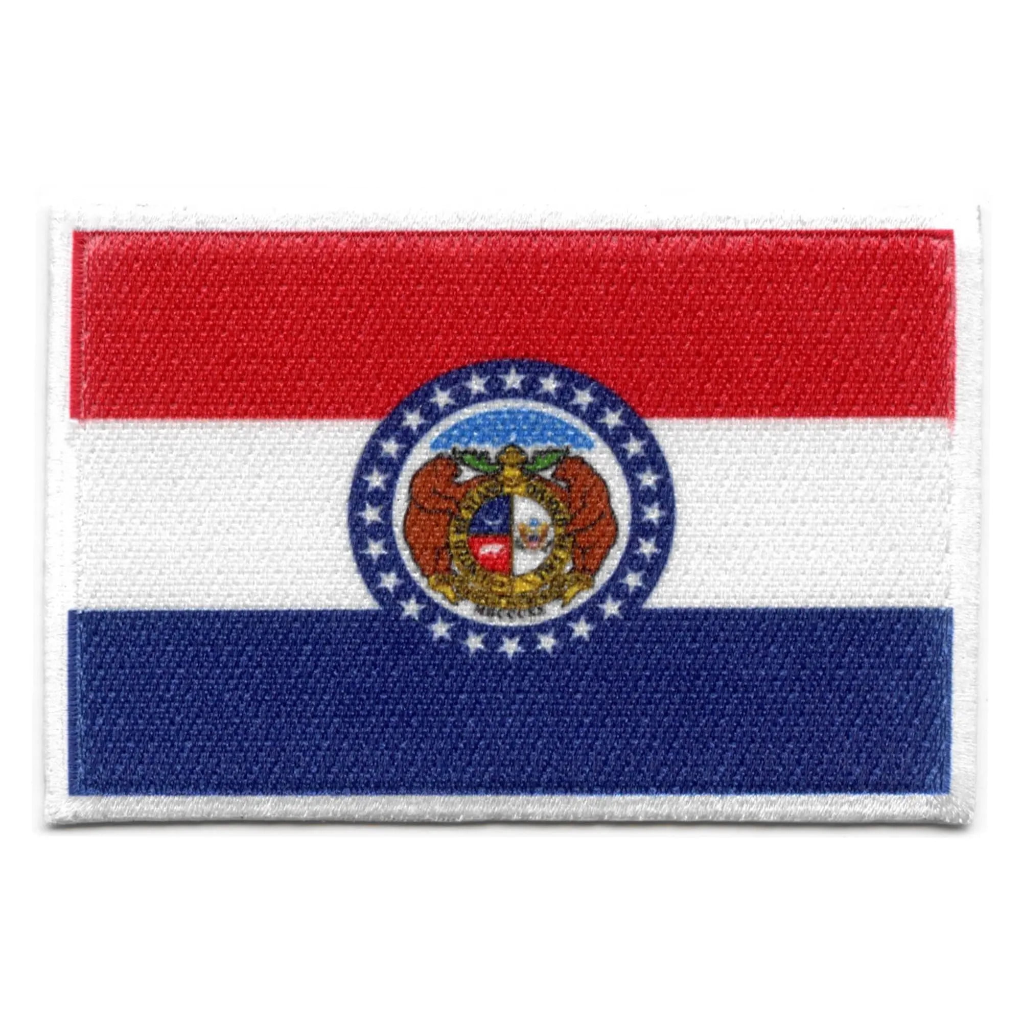Missouri Patch State Flag Embroidered Iron On - Walmart.com