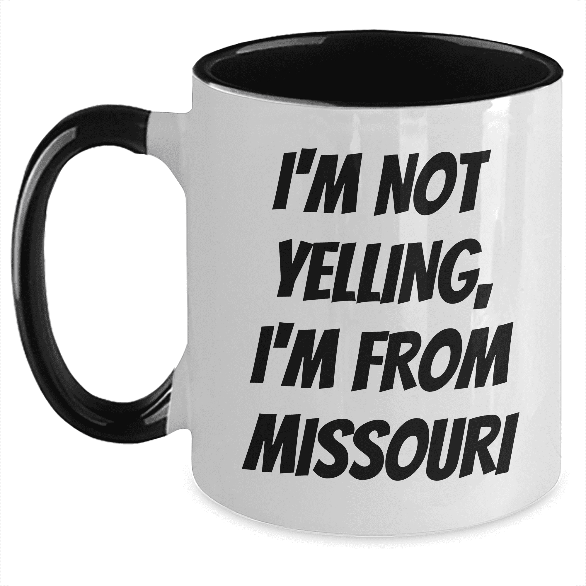 Missouri Proud, Funny Two Tone Coffee Mugs for Birthday Unique Gifts ...