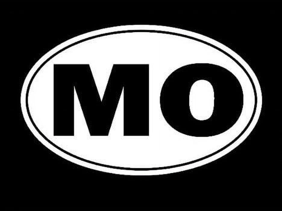 Missouri Show Me State Tourism Logo Decal Sticker - White Vinyl Decal ...