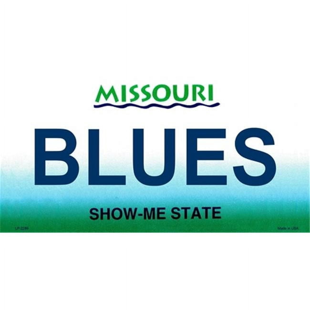Missouri State Background License Plates- Blues - Walmart.com