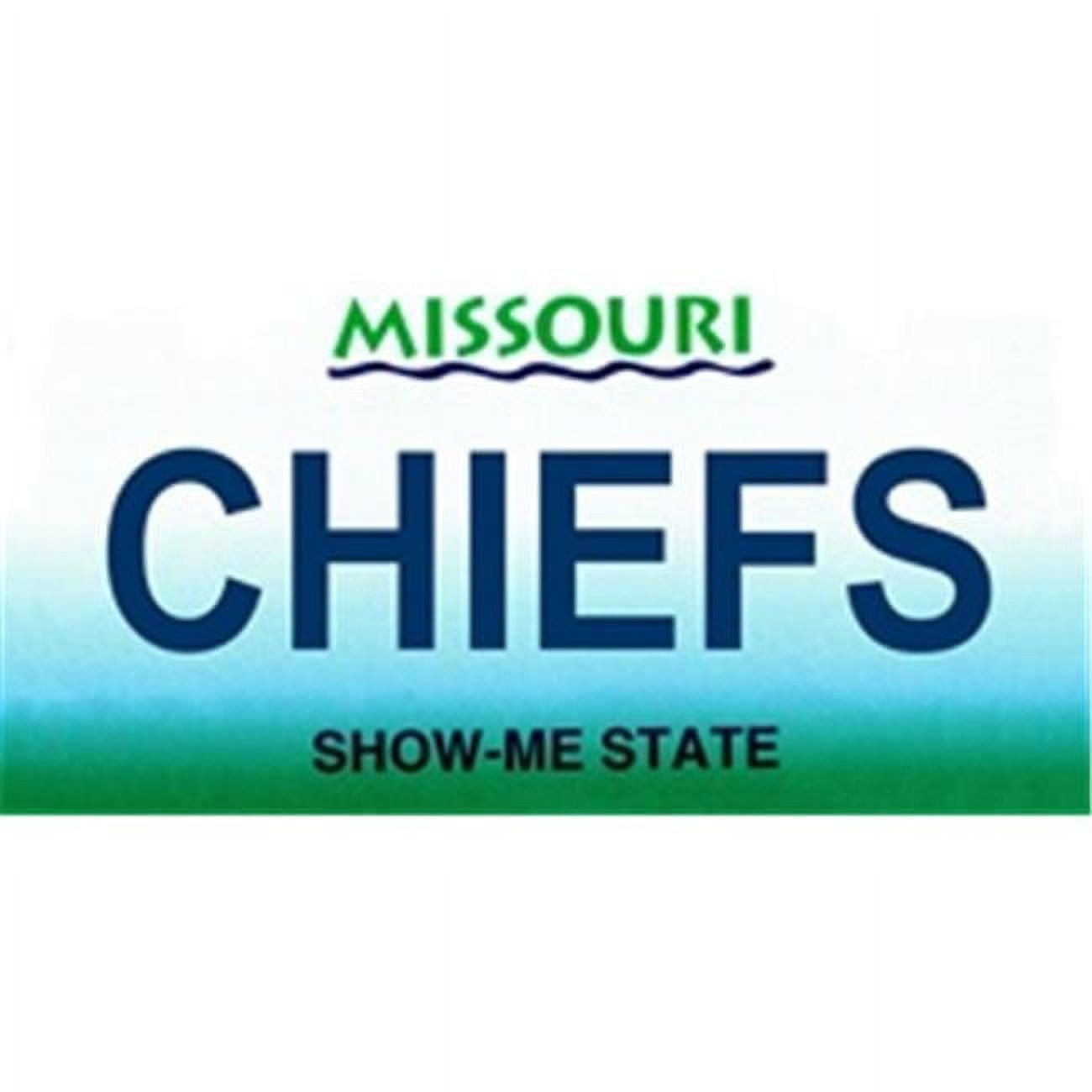 Missouri State Background License Plates- Chiefs - Walmart.com