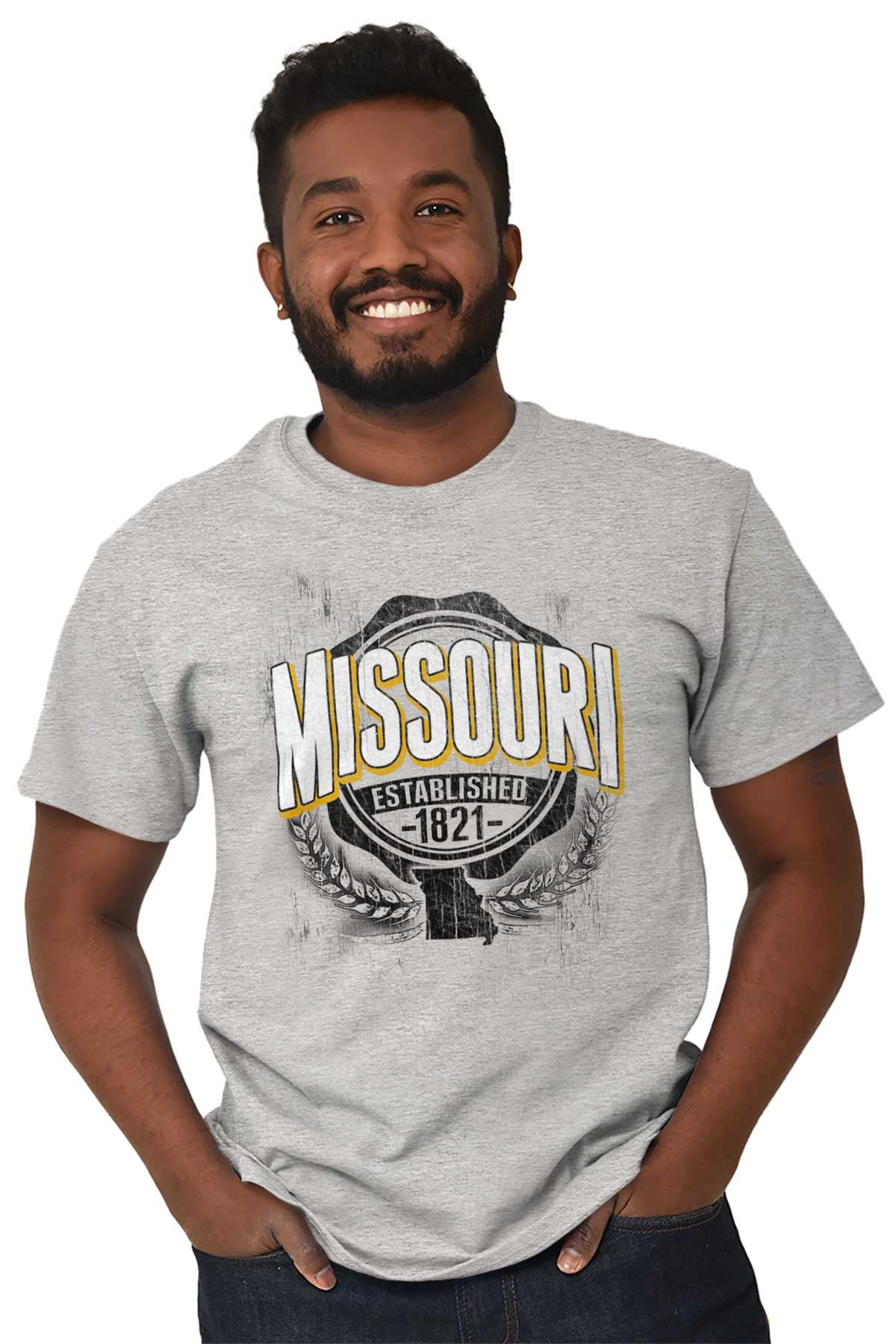 Missouri Student Campus Pride MO Plus Size Crewneck Graphic Tee Shirt ...