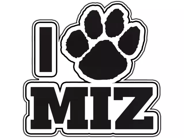 Missouri Tiger Paw Logo Waterproof Sticker Phone Decal Water Bottle ...