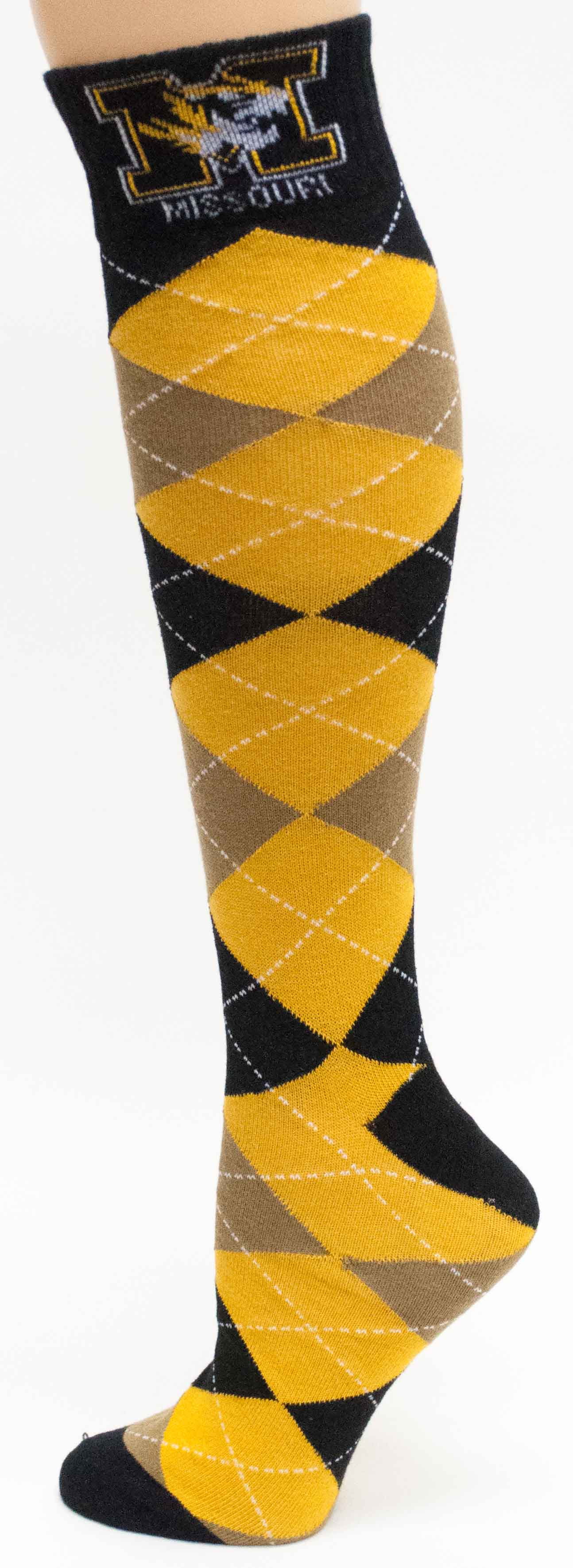 Donegal Bay - Missouri Tigers Argyle Sock - Walmart.com