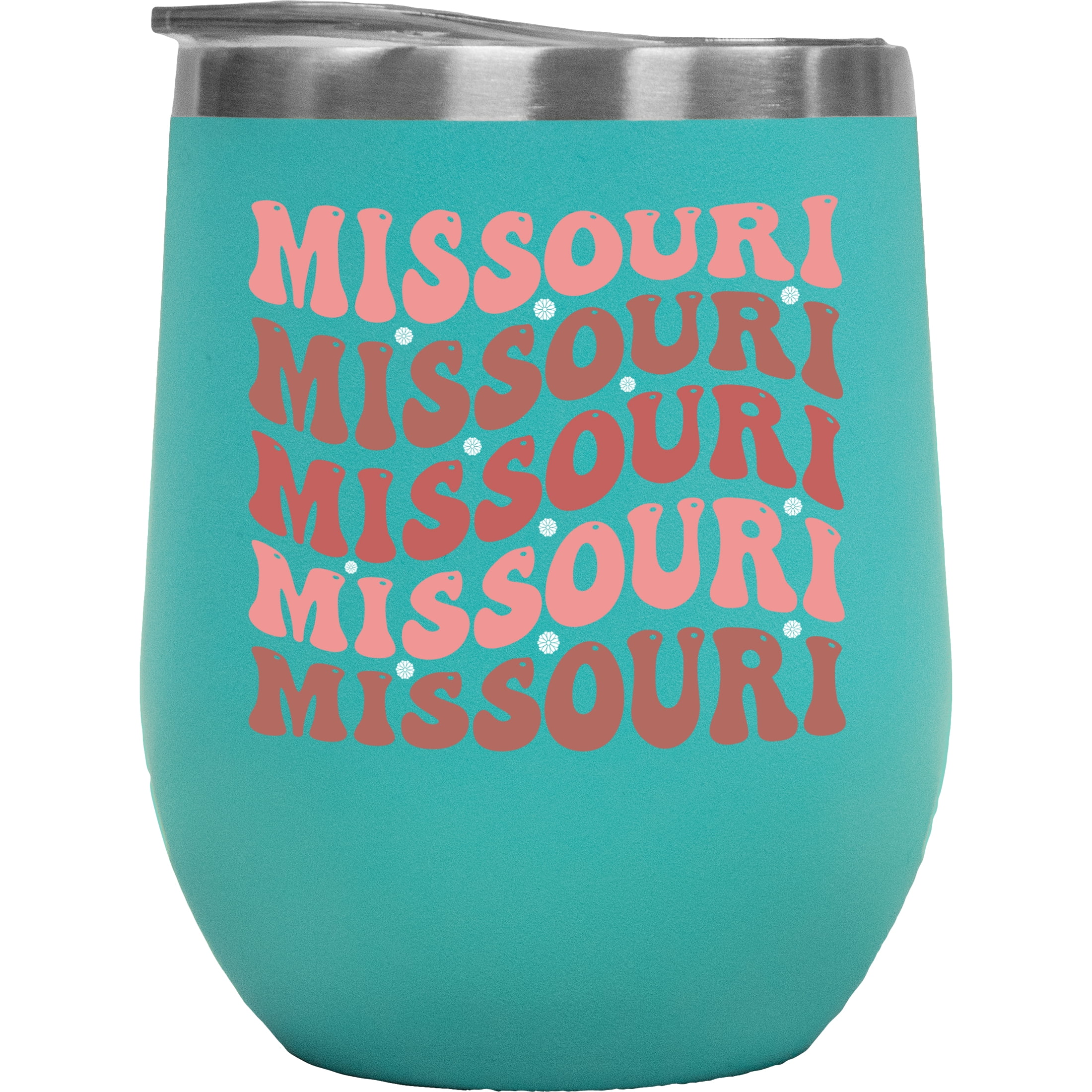 Missouri, USA State Themed, Groovy Retro Wavy Text Merch Gift, Mint ...