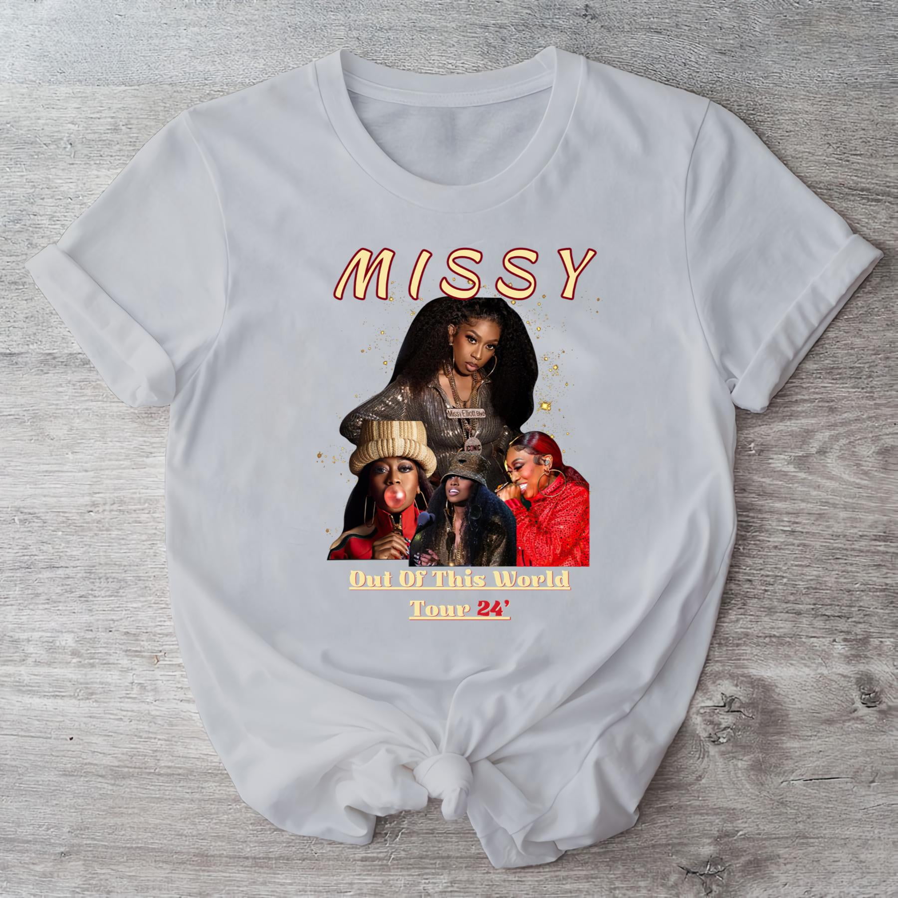 Missy Elliot TShirt Out Of This World 2024 Concert Supa Dupa Fly Misdemeanor Concert Tee Hip Hop ...
