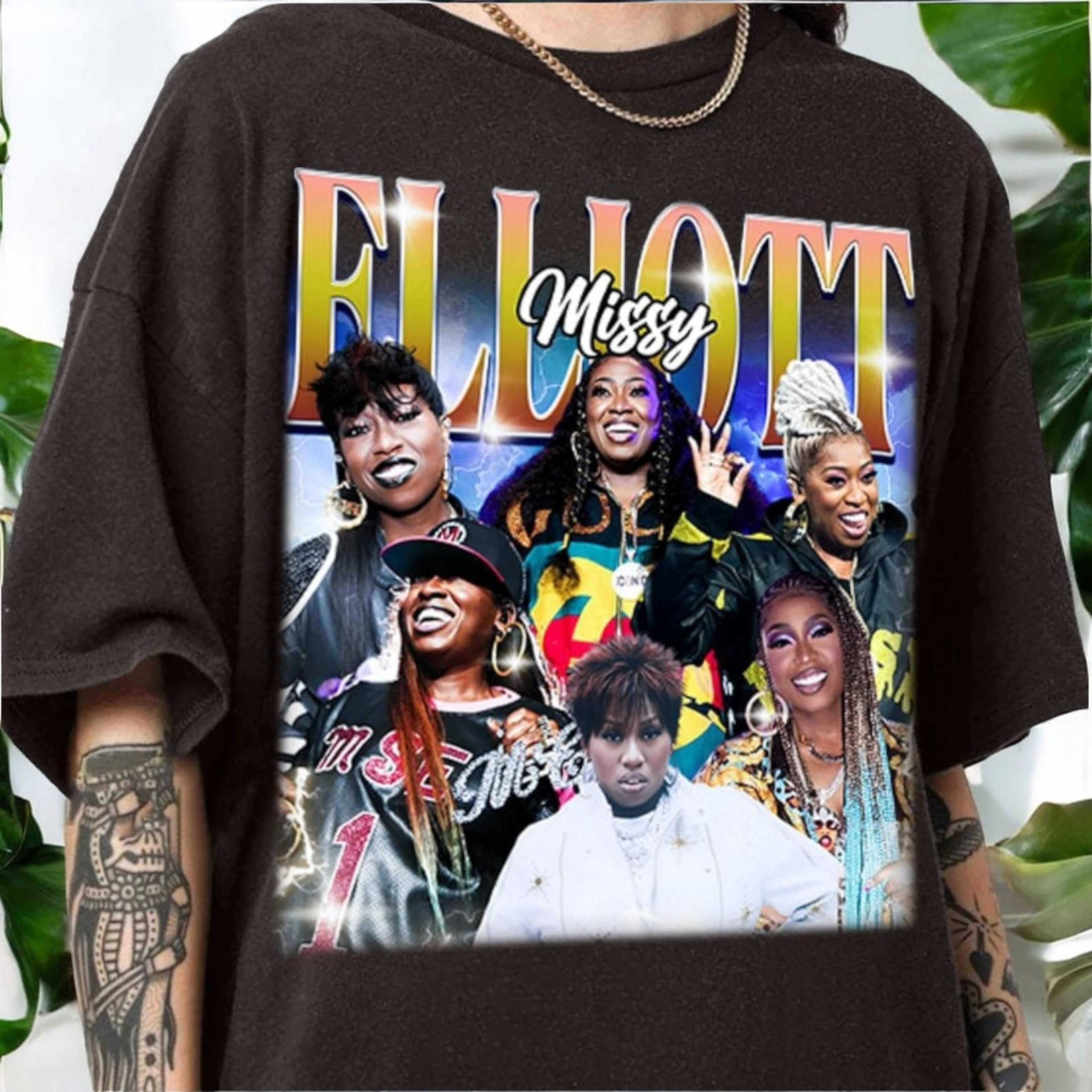 Missy Elliot Vintage Shirt, Missy Elliot Homage Tshirt, Missy Elliot ...