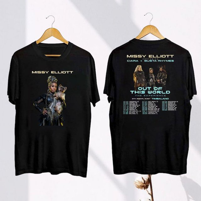 Missy Elliott Out of This World 2024 Tour Shirt, Missy Elliott Rap ...