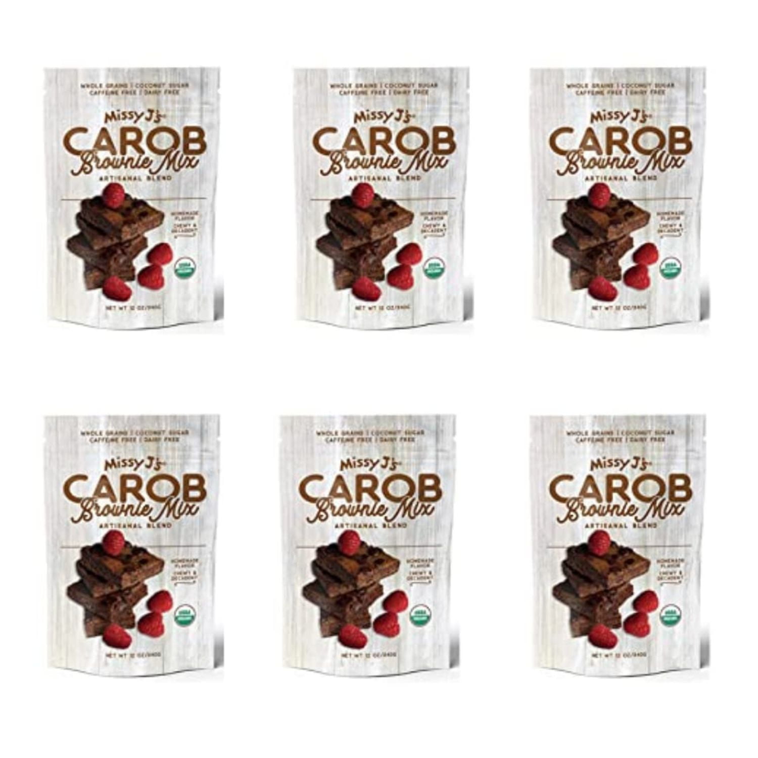 Missy J's Organic Carob Brownie Mix Made with Coconut Sugar Healthy ...
