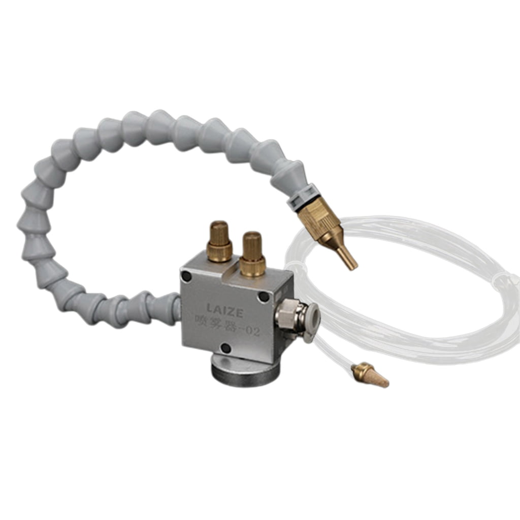 Mist Coolant Lubrication Spray System With Throttle for Valve CNC Lathe ...
