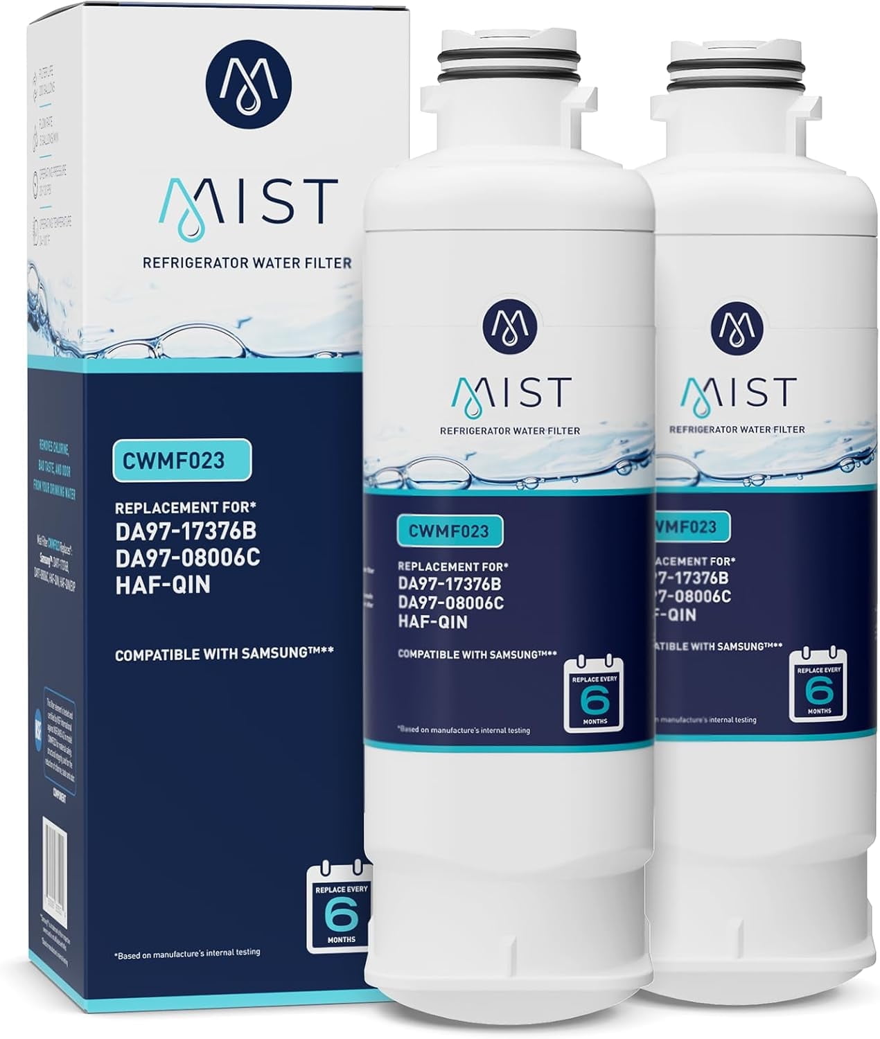 Mist DA97-17376B Refrigerator Water Filter Replacement Cartridge for ...