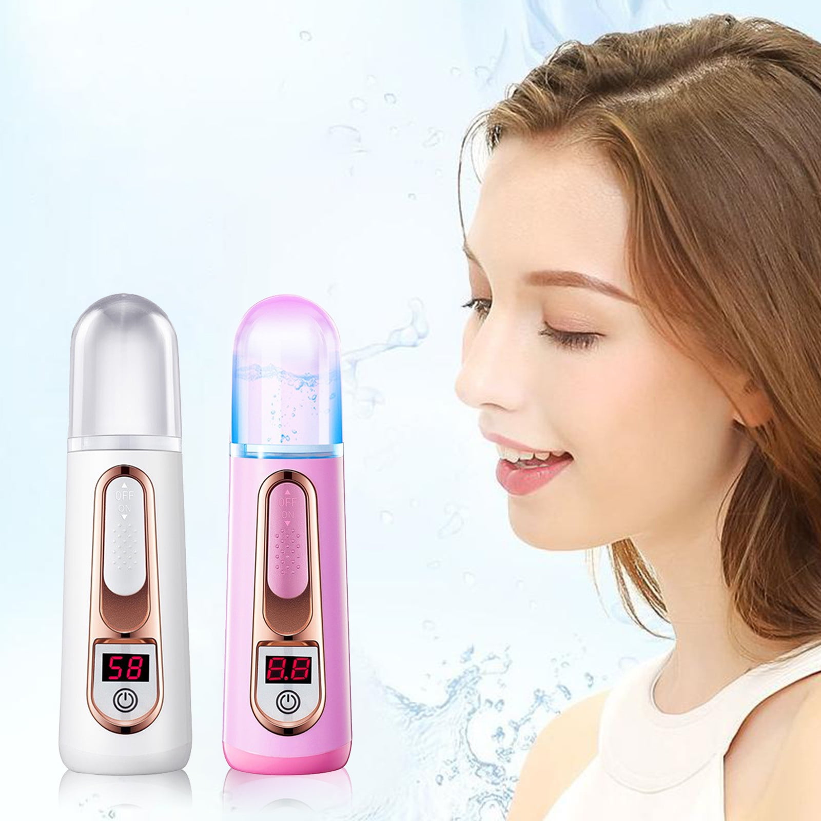 Mist Hydrator Facial Beauty Humidifier | Portable Handheld Face Sprayer ...