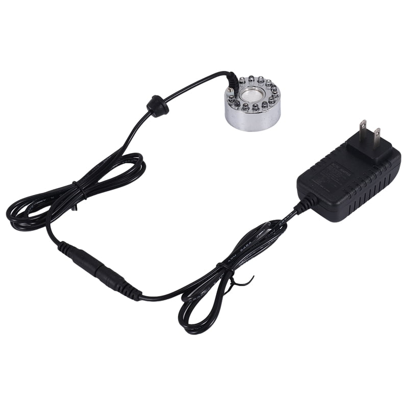 Mist Maker 12 LED Mister Fogger Water Fountain Pond Fog Machine ...
