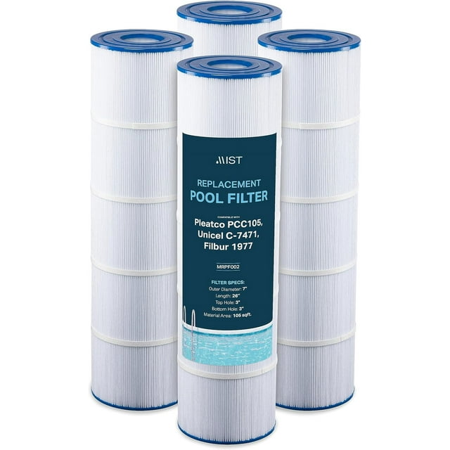 Mist Pentair 420 Replacement Pool Filter Cartridge for Pleatco PCC105 ...