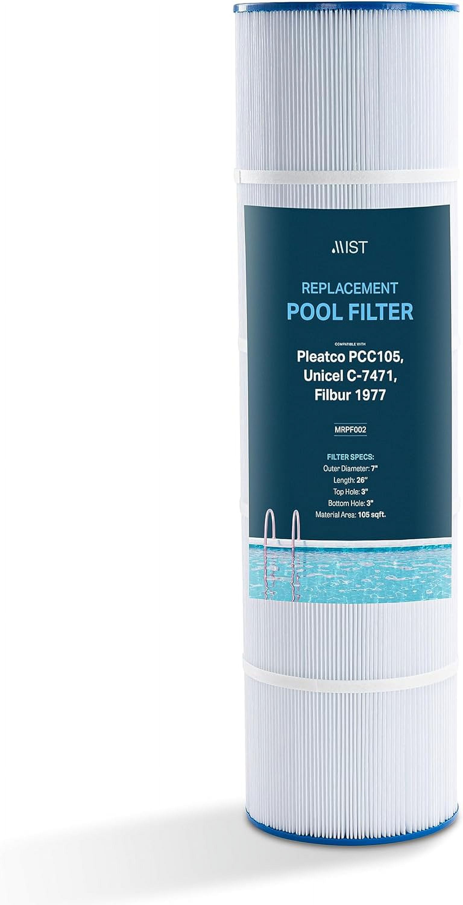 Mist Pentair 420 Replacement Pool Filter Cartridge for Pleatco PCC105 ...