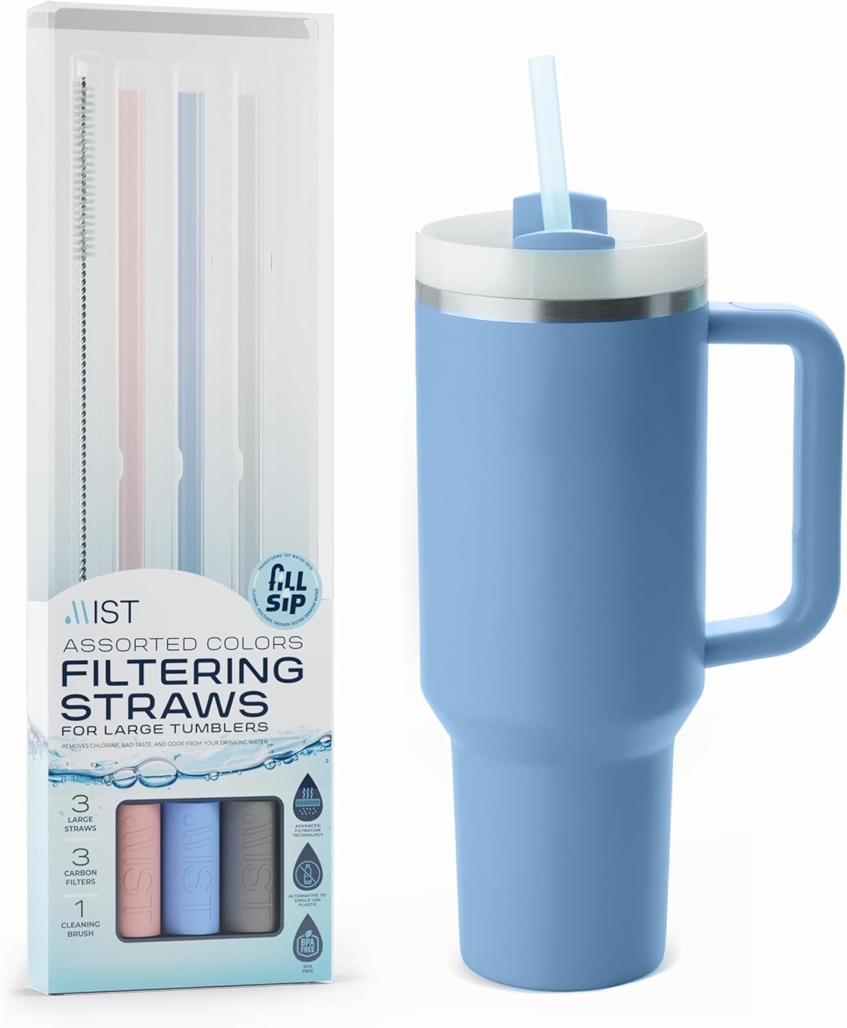Mist Replacement Filter Straw for Stanley 30 oz/40 oz Tumblers, 3pk ...