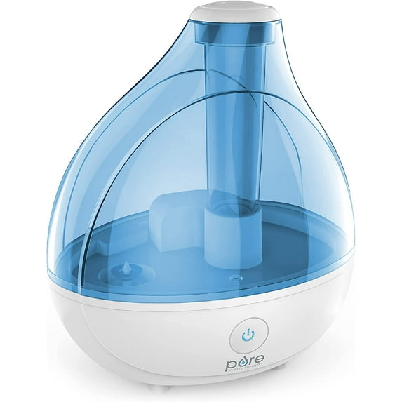 MistAire Ultrasonic Cool Mist Humidifier - Quiet Air Humidifier for ...