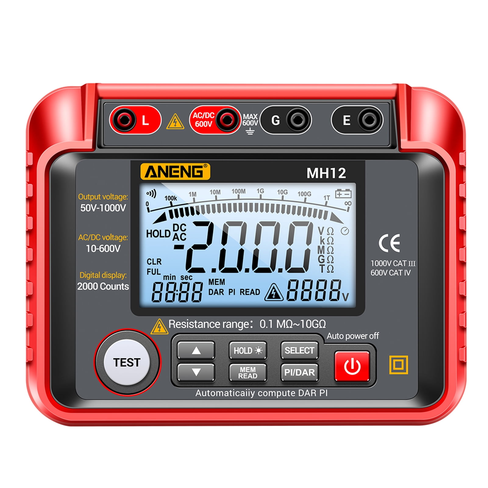 Mistaha MH12 Insulation Resistance Tester Shaking Table High Precision ...