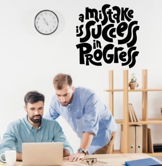 Mistake Success in Progress Inspirational Quotes School Wall Decals ...