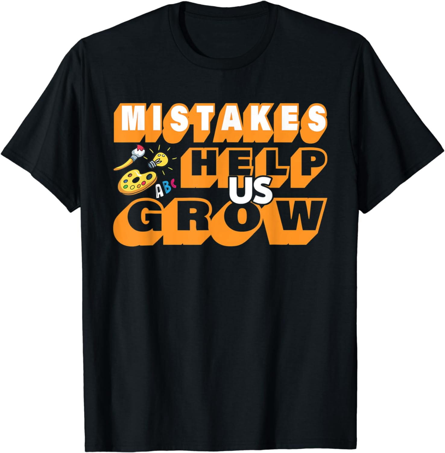 Mistakes Help Us Grow Groovy Growth Student Teacher T-Shirt - Walmart.com