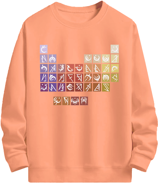 Mistborn Periodic Table Sweatshirt, Mistborn Periodic Table Long Sleeve ...