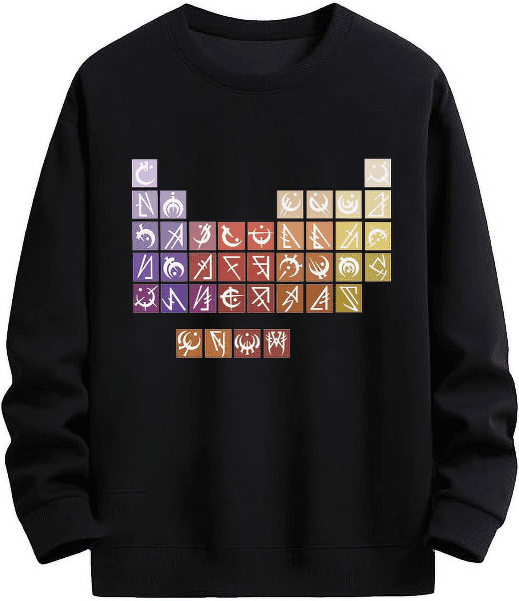Mistborn Periodic Table Sweatshirt, Mistborn Periodic Table Long Sleeve ...