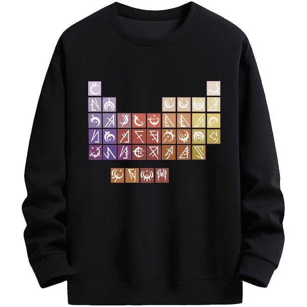 Mistborn Periodic Table Sweatshirt, Mistborn Periodic Table Long Sleeve ...