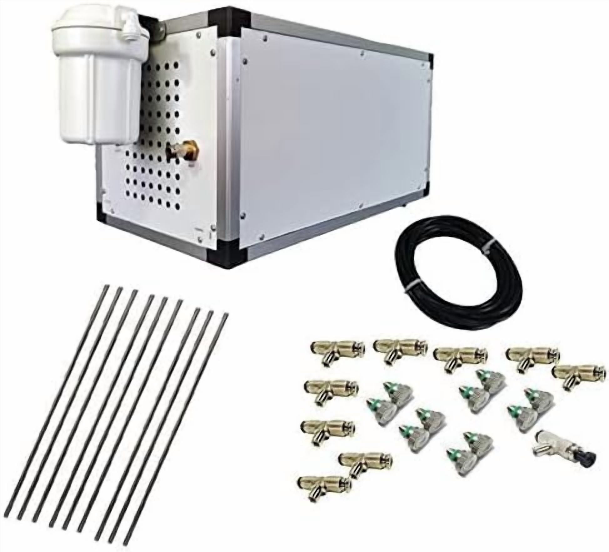MistCooling 16 ft Misting System with 40 Nozzles, Stainless Steel ...