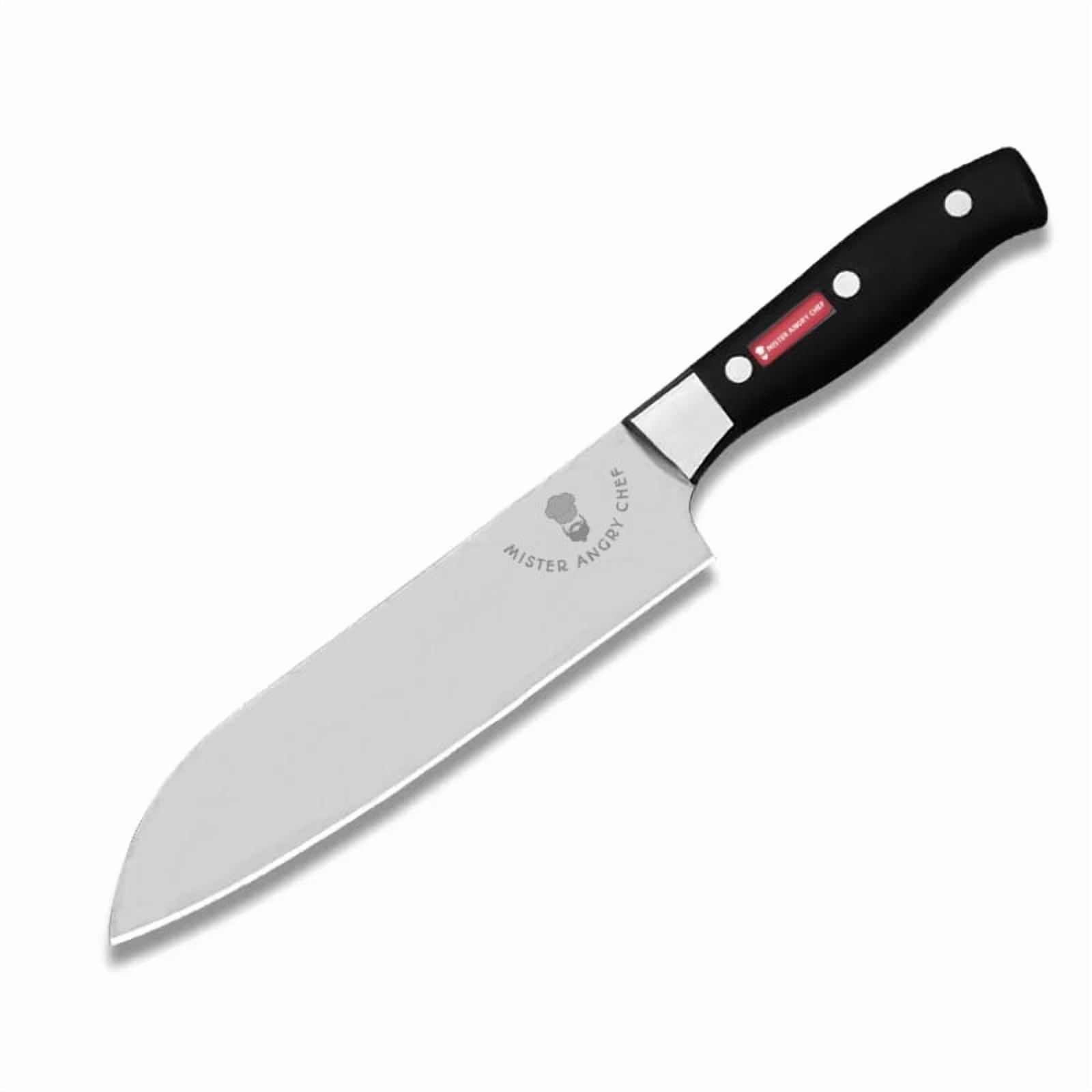 Mister Angry Chef Santoku Knife - Irascible Line - Pakka Wood Handle ...