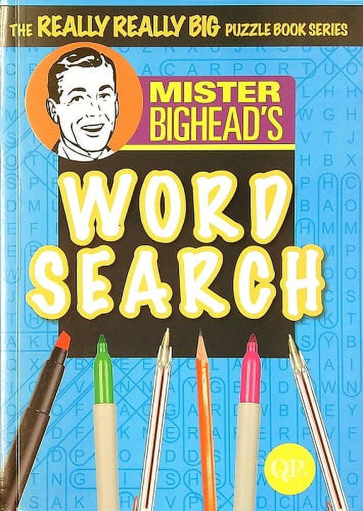 Mister Bighead's Word Search (The Really Really Big Puzzle Book Series ...