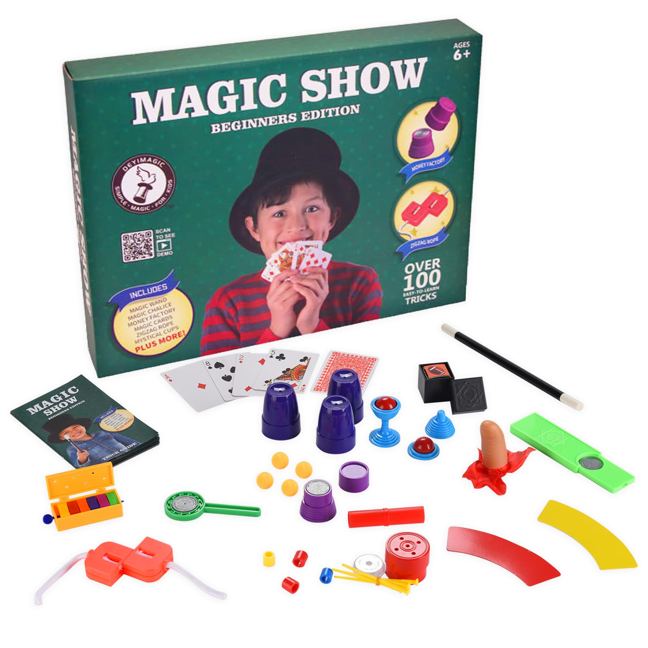 Mister M Magic Kit Set for Beginners - Comprehensive Kit with Step-by ...