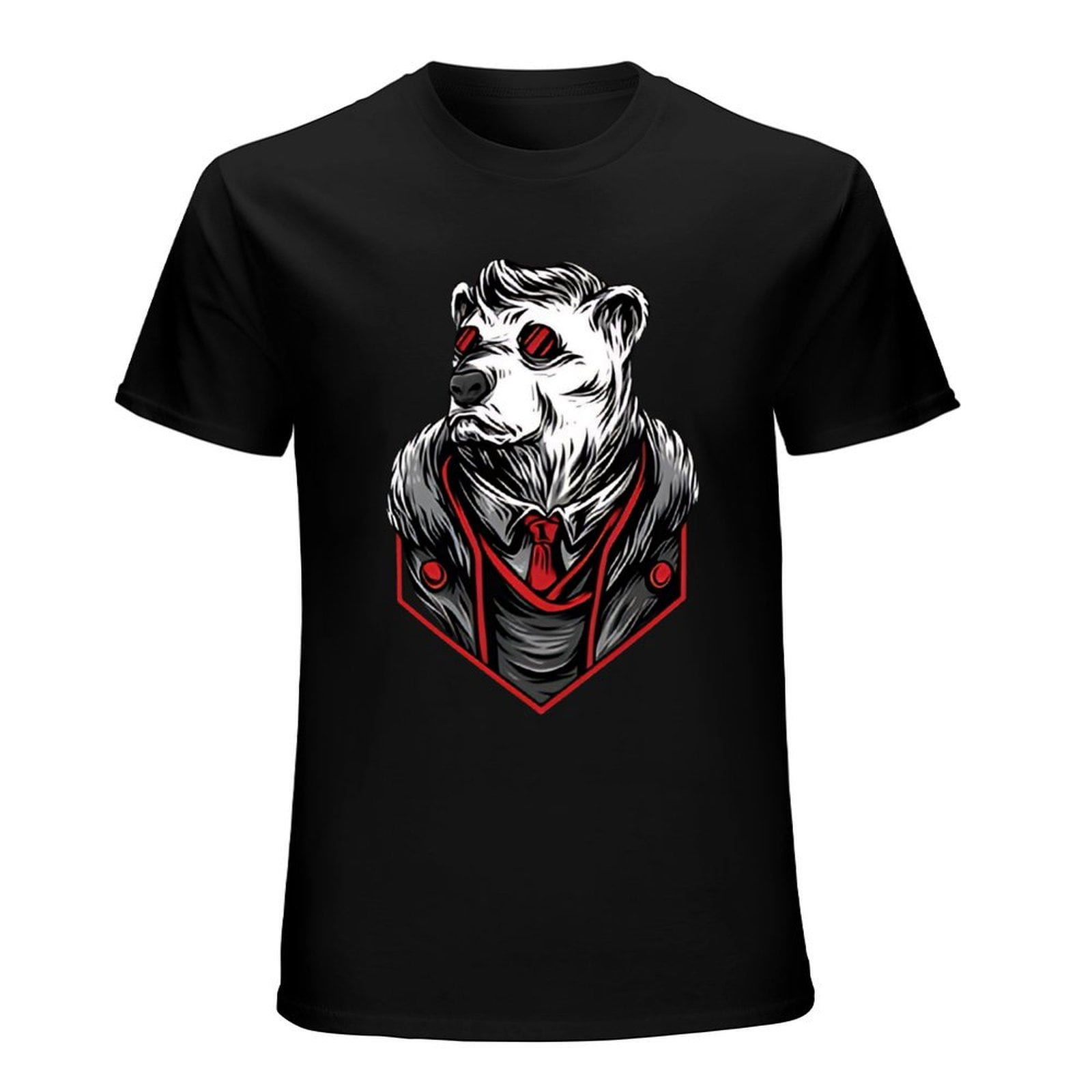 Mister Polar Red Mafia T-Shirt Men's Bold Mafia Design Tee - Walmart.com