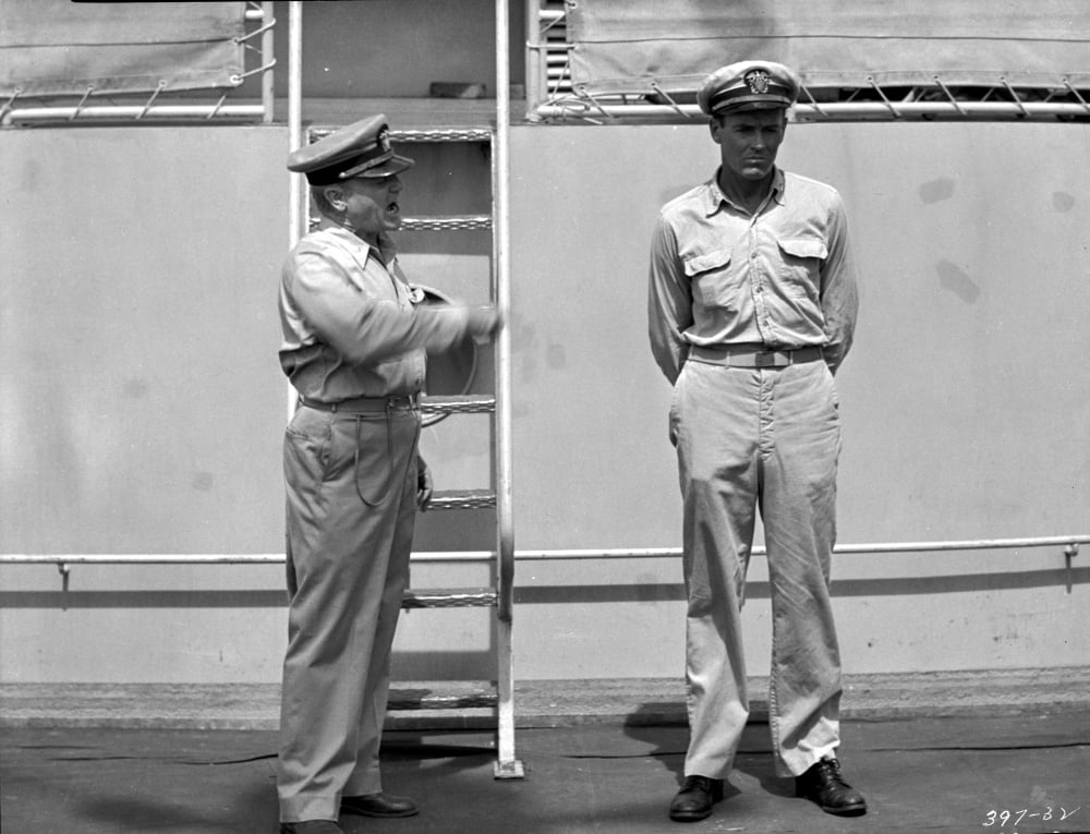 Mister Roberts Two Sailors Talking in Black and White Photo Print (8 x ...